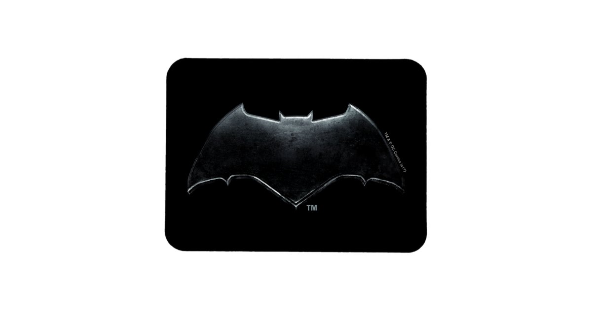 Justice League | Metallic Batman Symbol Magnet | Zazzle