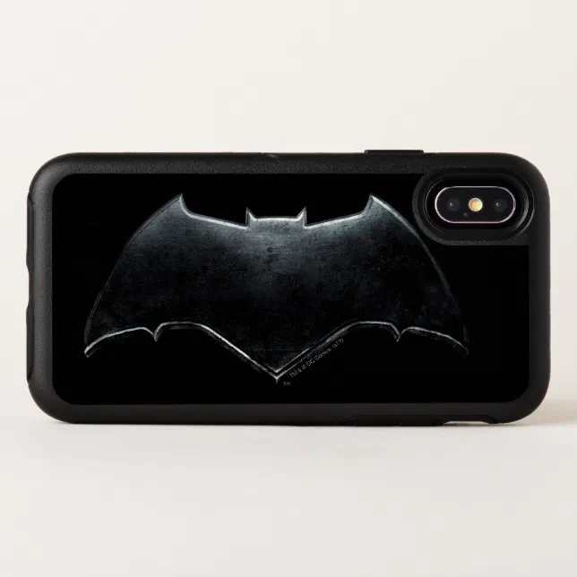 Justice League | Metallic Batman Symbol Otterbox iPhone Case | Zazzle