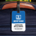 Justice League | Retro Group & Logo Pop Art Luggage Tag | Zazzle