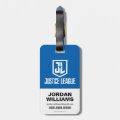 Justice League | Retro Group & Logo Pop Art Luggage Tag | Zazzle