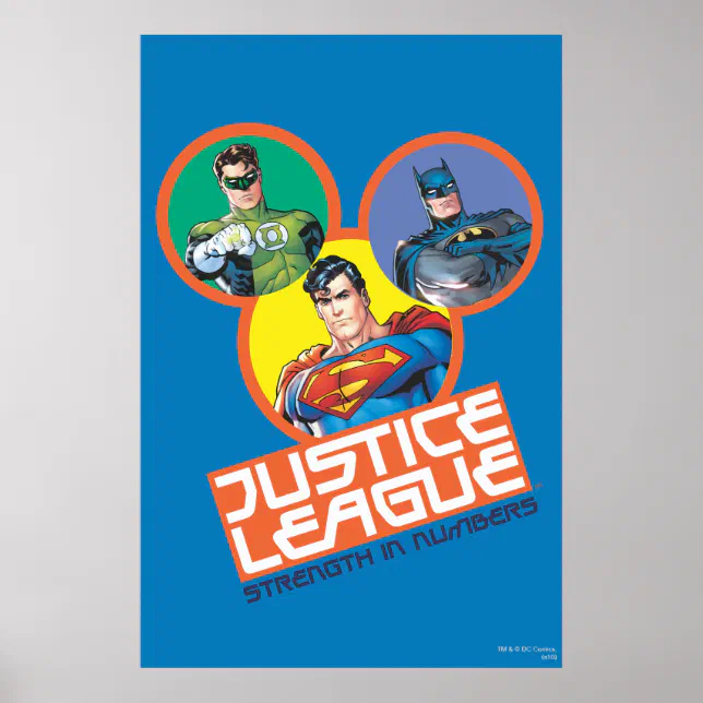 Justice League "Strength in Numbers" Poster | Zazzle