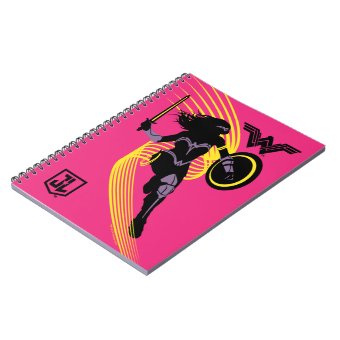 Justice League | Wonder Woman Silhouette Icon Notebook | Zazzle