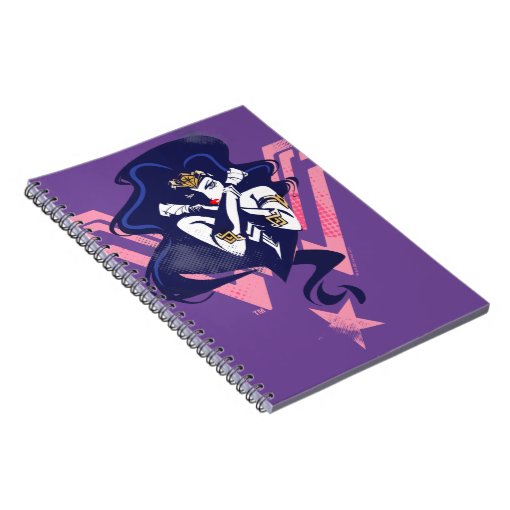Justice League | Wonder Woman & Symbol Pop Art Notebook | Zazzle