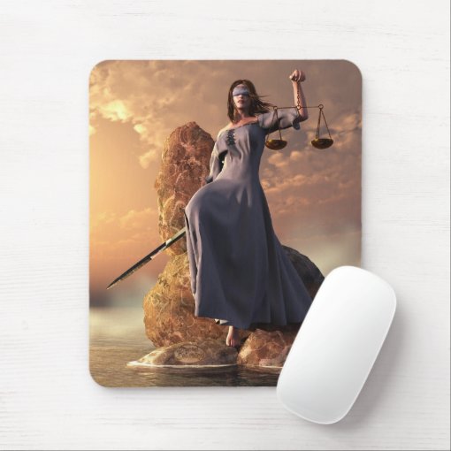 Justice Mouse Pad | Zazzle