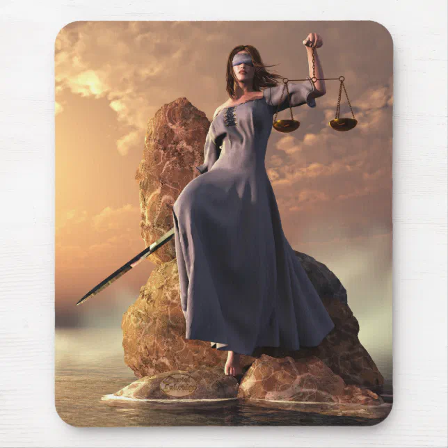 Justice Mouse Pad | Zazzle