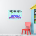 Justify your answer poster | Zazzle