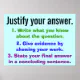 Justify your answer poster | Zazzle
