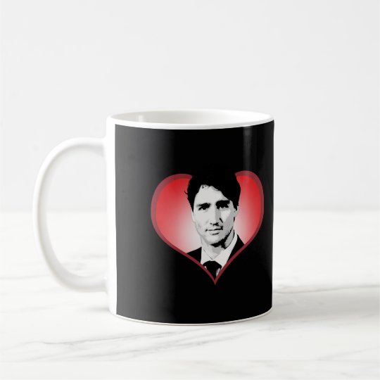 Justin Trudeau Heart -.png Coffee Mug | Zazzle.com