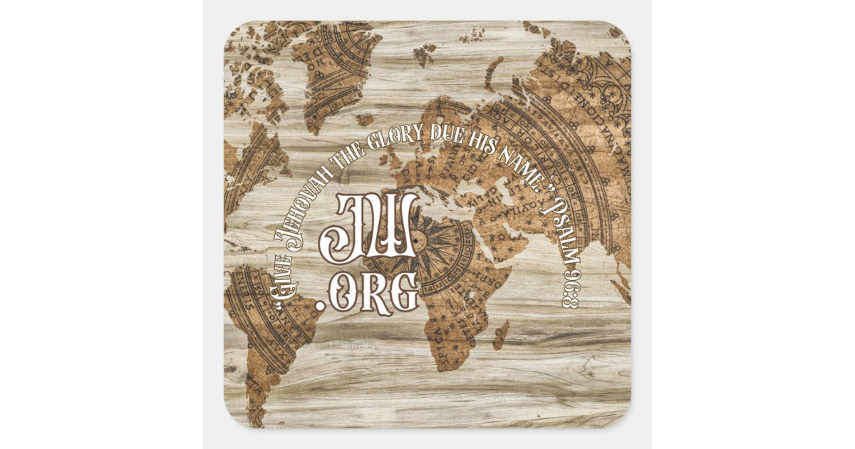 JW 2025 Year Text Vinyl Sticker | Zazzle