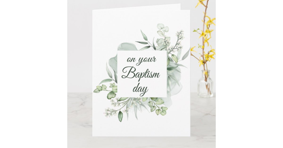 JW Baptism Gifts Greeting Card | Zazzle
