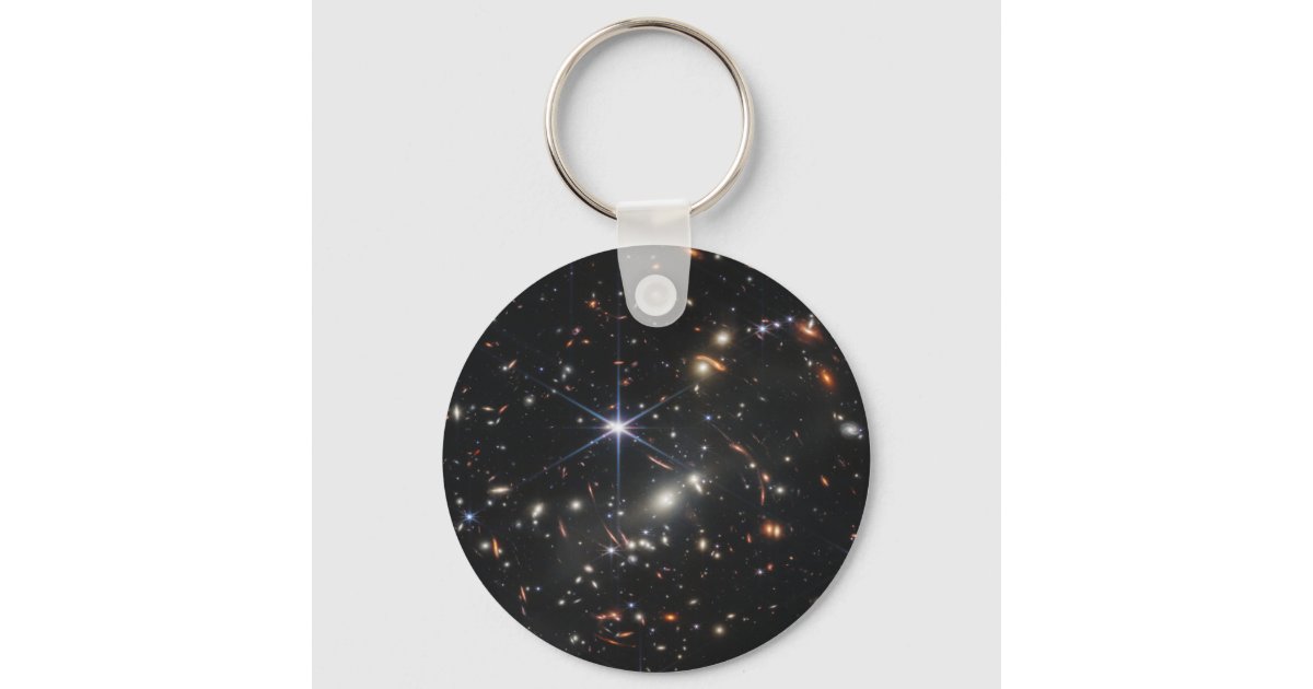JWST James Webb Space Telescope First Images Keychain | Zazzle