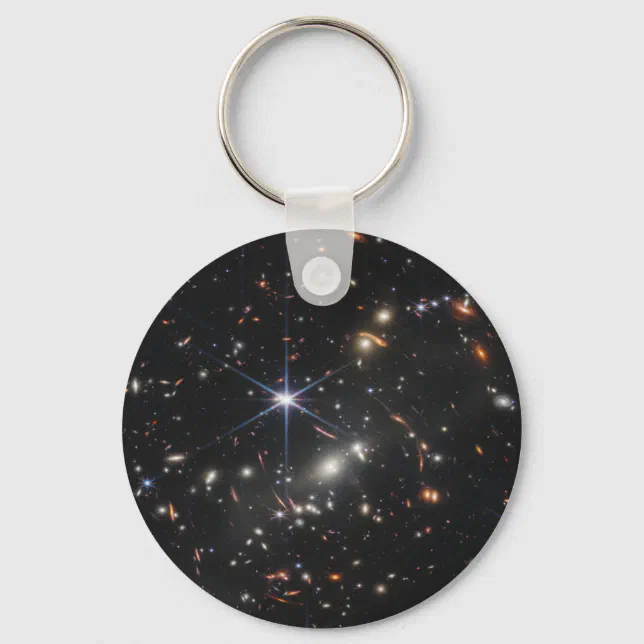 JWST James Webb Space Telescope First Images Keychain | Zazzle