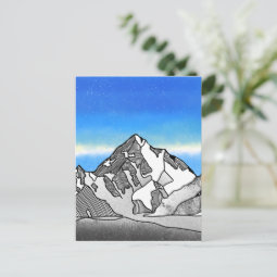 K2 Mount Godwin-Austen Chhogori Postcard | Zazzle