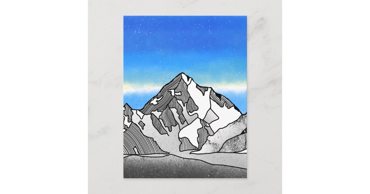 K2 Mount Godwin-Austen Chhogori Postcard | Zazzle