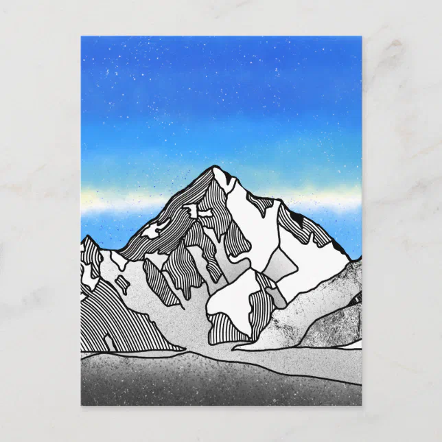 K2 Mount Godwin-Austen Chhogori Postcard | Zazzle