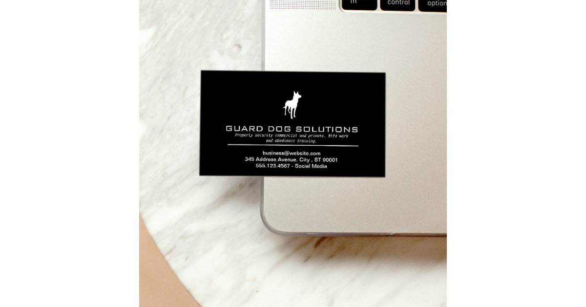 K9 | Bite Mark Business Card | Zazzle
