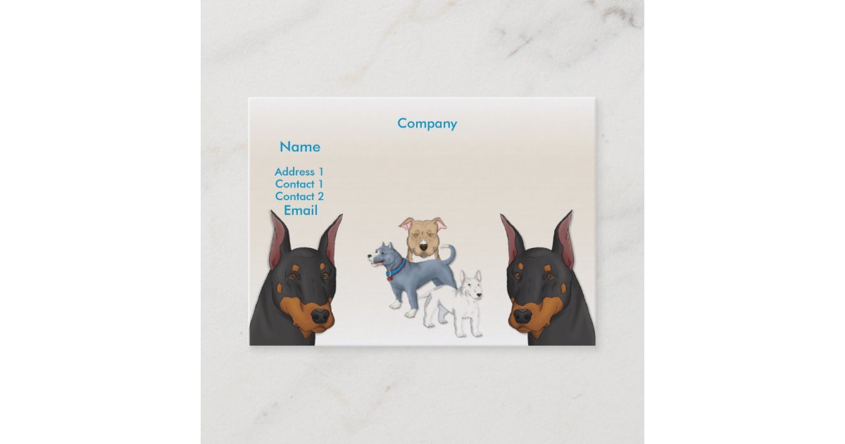K9 Profile Business Card | Zazzle