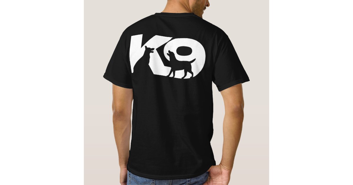 K9 Team - K9 handler T-Shirt | Zazzle