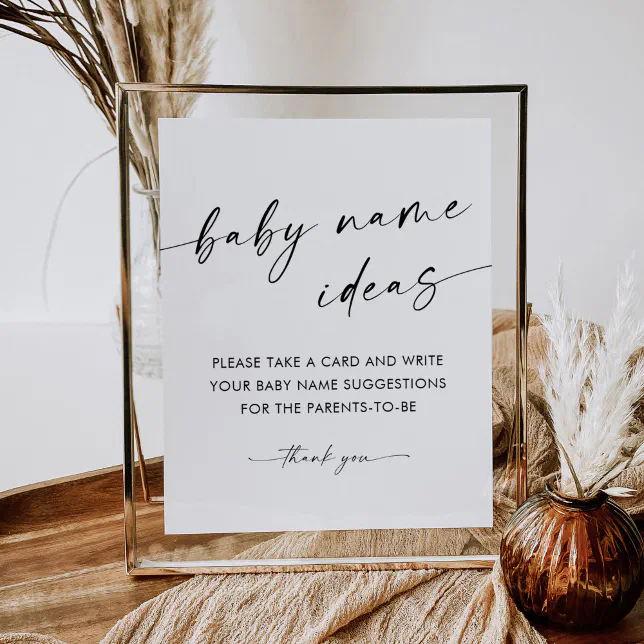 KAIA Baby Name Ideas Game Sign | Zazzle