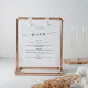 KAIA Minimalist Wedding Menu Sign | Zazzle