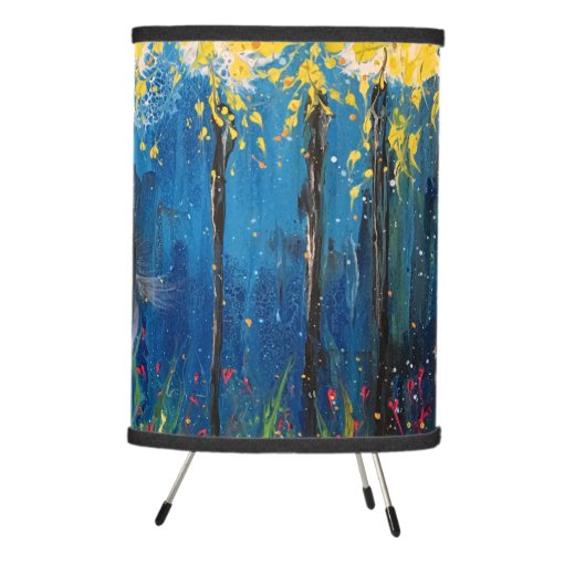 Kairos Unicorn and Woman Fantasy Art Tripod Lamp | Zazzle