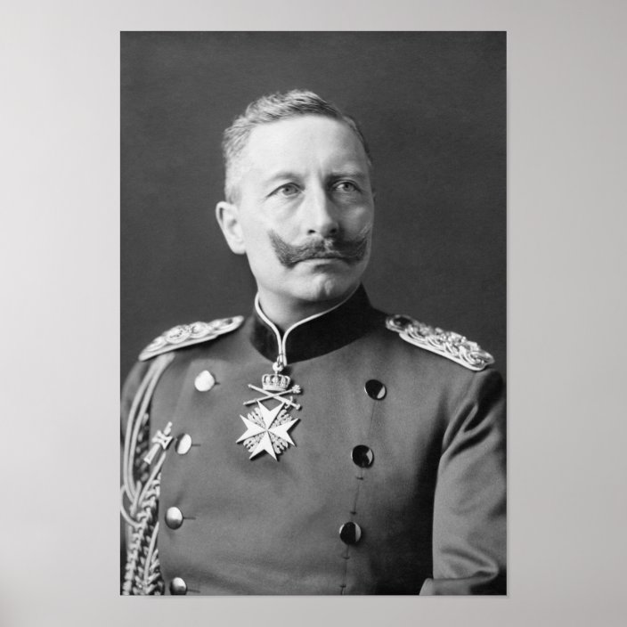 Kaiser Wilhelm II Portrait - 1902 Poster | Zazzle.com