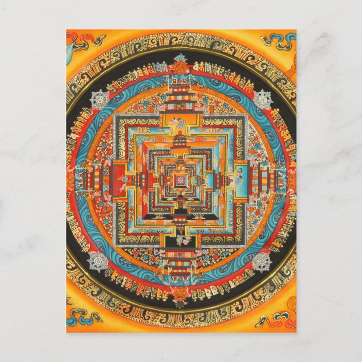 KALACHAKRA ESOTERIC MANDALA III POSTCARD | Zazzle.com