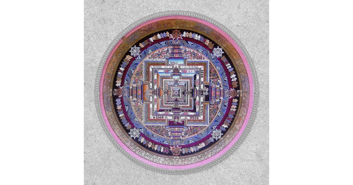 Kalachakra Mandala Tibetan Buddhist Patch | Zazzle