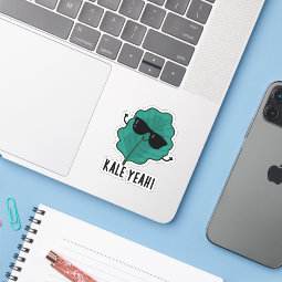 Kale Yeah Funny Veggie Pun Sticker | Zazzle