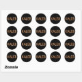 Kaleb Name in Glowing Neon Lights Classic Round Sticker | Zazzle