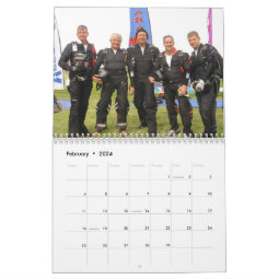 Kaleidoscope: A 4way Skydiving Team Calendar | Zazzle