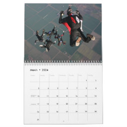 Kaleidoscope: A 4way Skydiving Team Calendar | Zazzle
