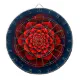 Kaleidoscope ROSE red + your idea Dartboard With Darts | Zazzle