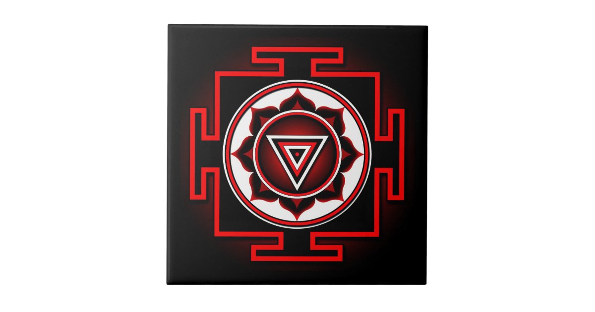 Kali Yantra Ceramic Tile | Zazzle