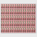 Kamala Custom Face photo Elf Christmas Funny Pink Wrapping Paper | Zazzle