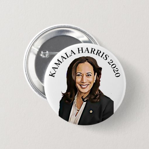 Kamala Harris 2020 Presidential Election Candidate Button | Zazzle