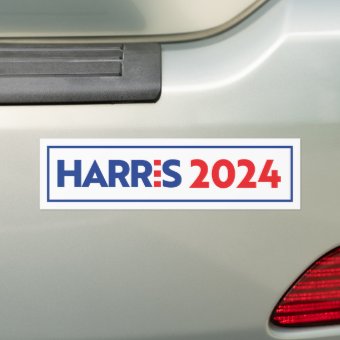 Kamala Harris 2024 Bumper Sticker | Zazzle
