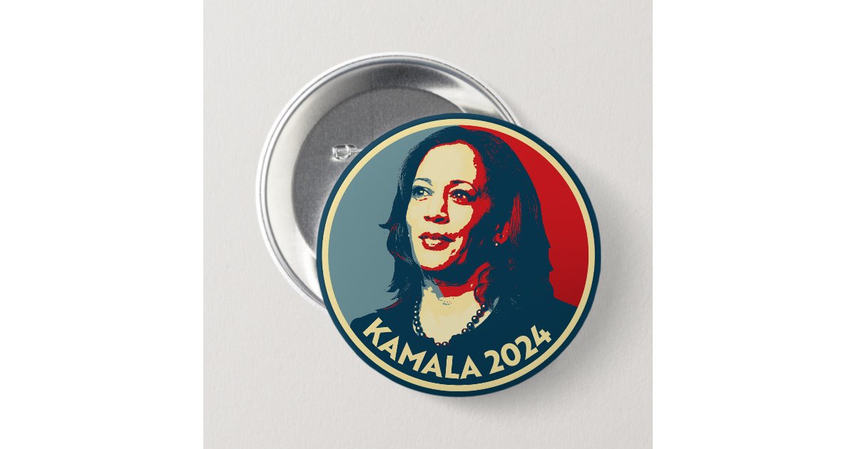 Kamala Harris 2024 Button | Zazzle