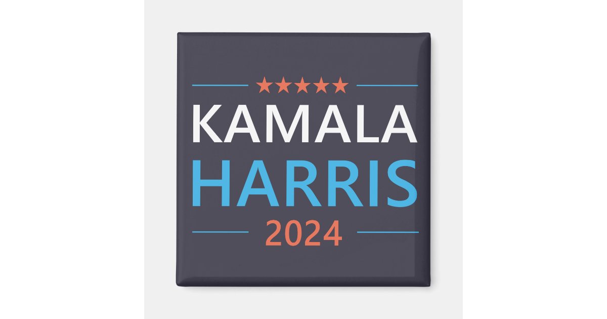 Kamala Harris 2024 for President Magnet | Zazzle