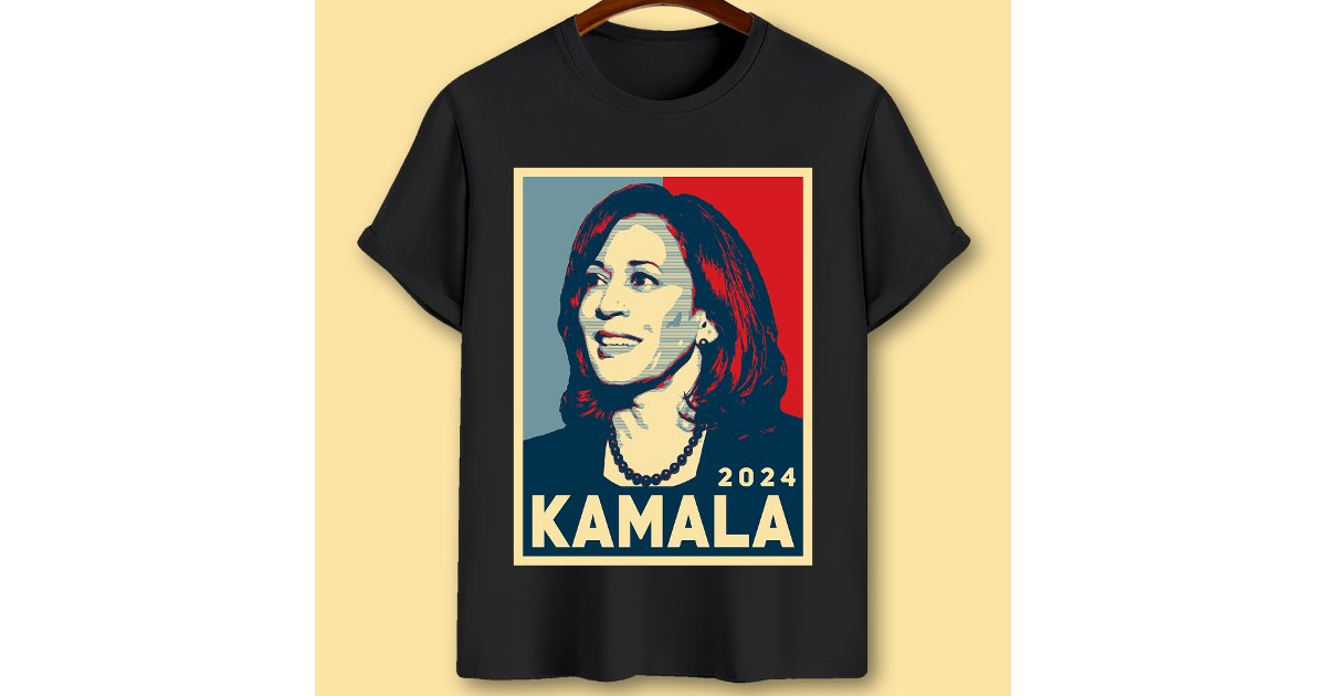 Kamala Harris 2024 Hope poster T-Shirt | Zazzle