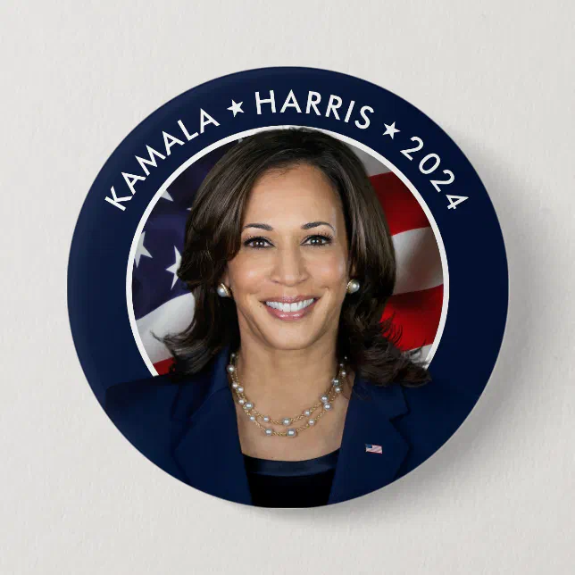 Kamala Harris 2024 Presidential Campaign Button | Zazzle