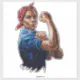 Kamala Harris 2024 Rosie The Riveter Childless Cat Sticker | Zazzle
