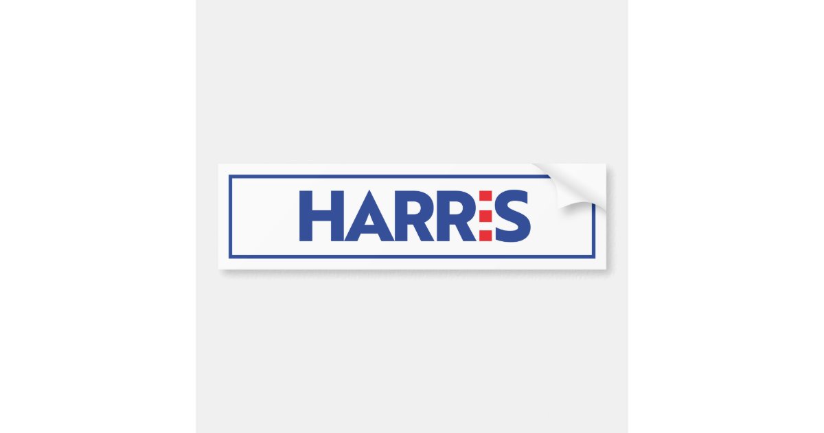 Kamala Harris Bumper Sticker Zazzle