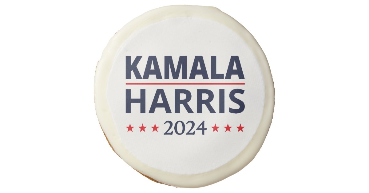 Kamala Harris Election 2024 III Sugar Cookie | Zazzle