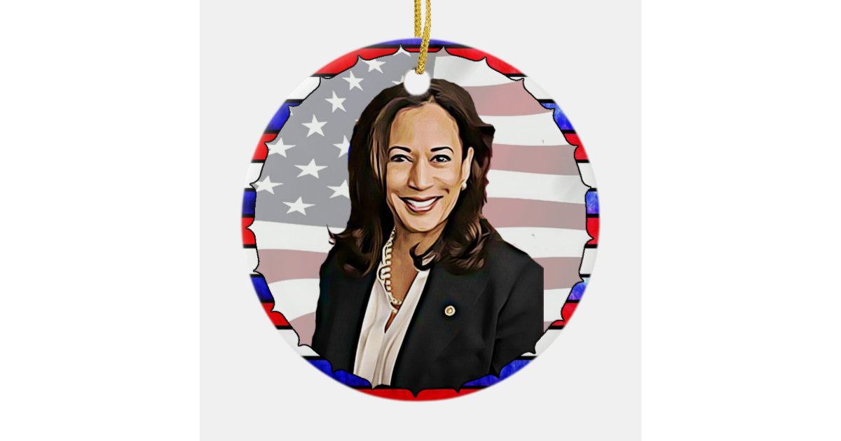 Kamala Harris for President 2020 Election Ceramic Ornament | Zazzle