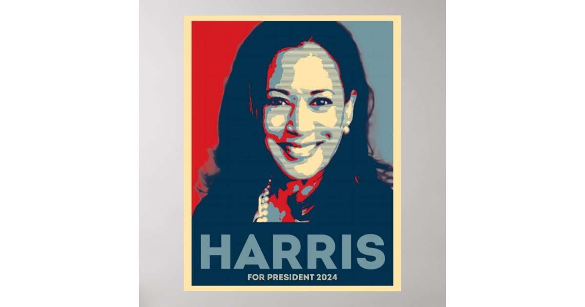 Kamala Harris For President 2024 - Hope Poster | Zazzle