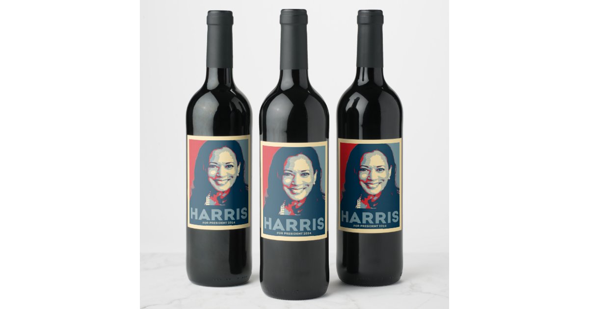 Kamala Harris For President 2024 - Hope Wine Label | Zazzle