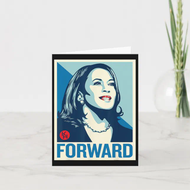 Kamala Harris Forward Card | Zazzle