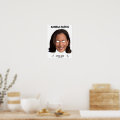KAMALA HARRIS Halloween Mask Poster | Zazzle