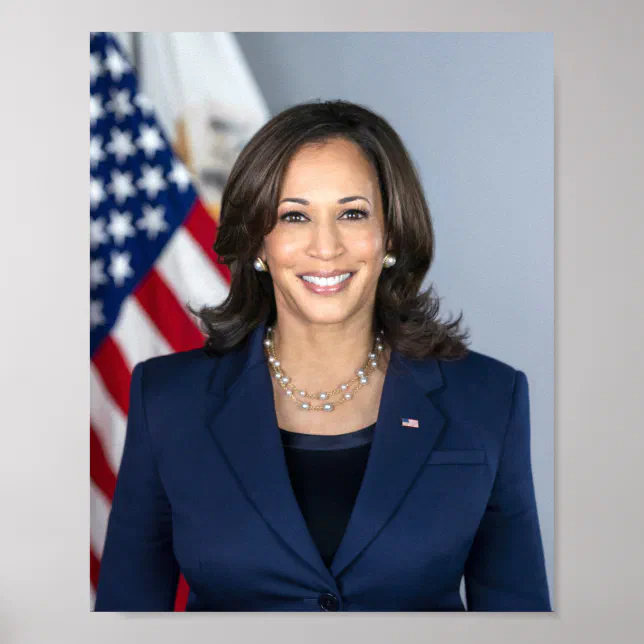 Kamala Harris Official Portrait Poster | Zazzle